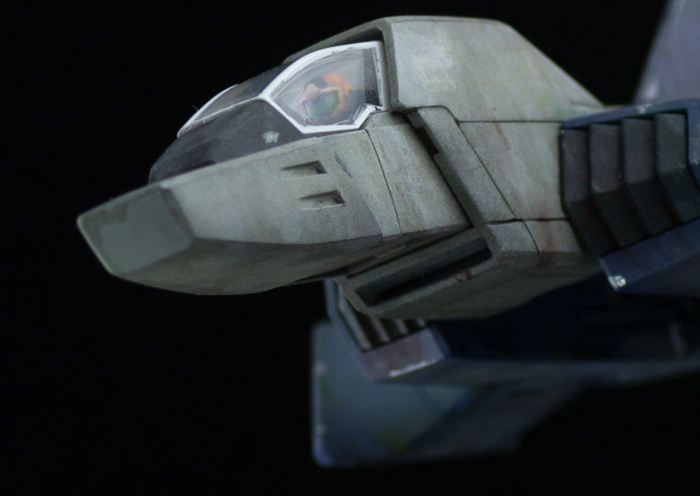 MG CORE FIGHTER ver2.0 "完成" - ろろのブログ-主にガンプラ制作の記録