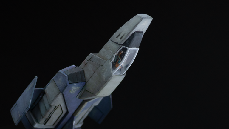 MG CORE FIGHTER ver2.0 "完成" - ろろのブログ-主にガンプラ制作の記録