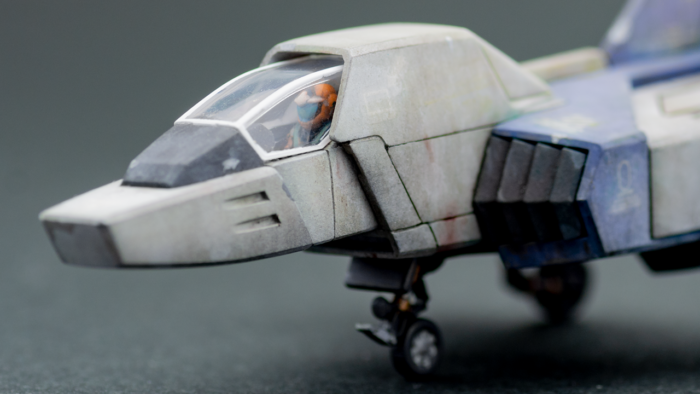 MG CORE FIGHTER ver2.0 "完成" - ろろのブログ-主にガンプラ制作の記録